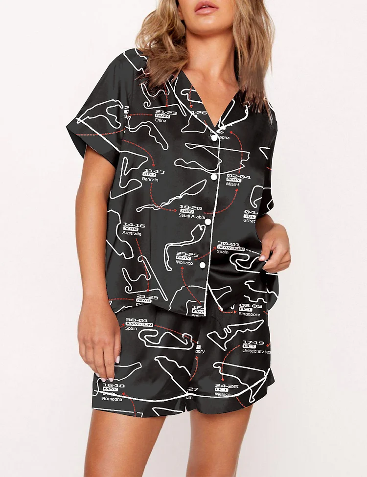 Racing Schedule Pajama Set