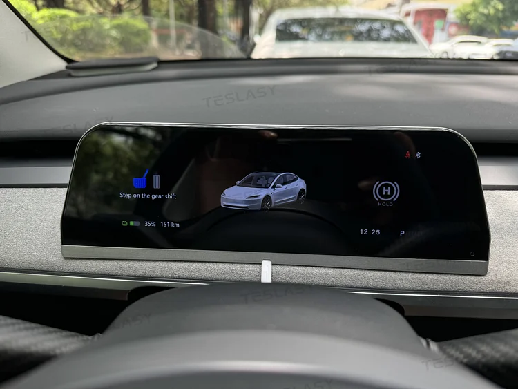 Teslasy Model 3 Y 9 6 Inch Carplay Instrument Cluster Head Up Display
