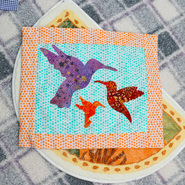 Hummingbird Pattern Quilting & Patchwork Template