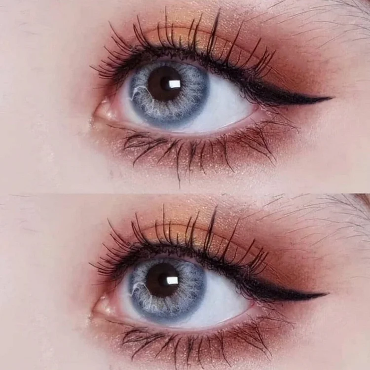 MYSTICEYES DNA Taylor Blue Gray Colored Contact Lenses,prescription ...