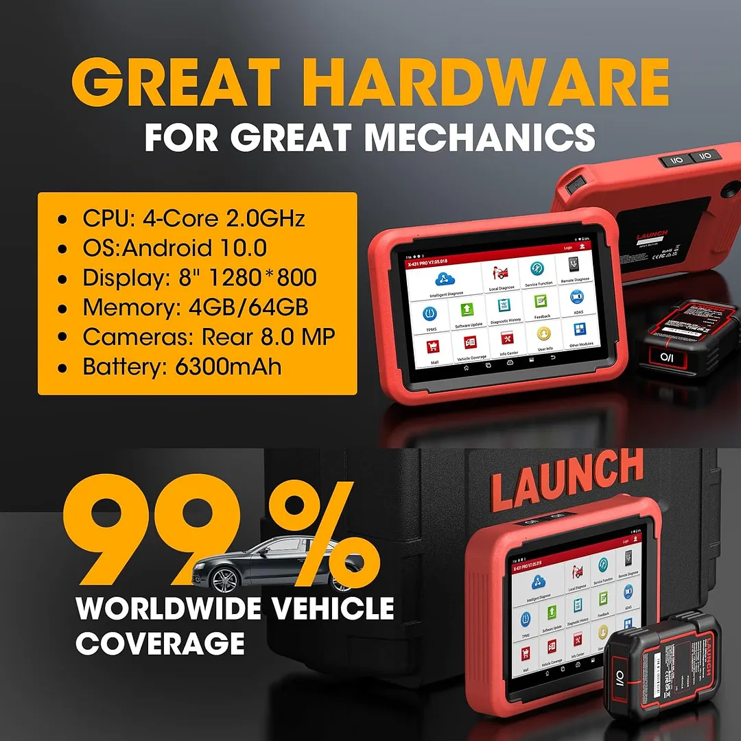 LAUNCH X431 PROS V1.0 2 Years Free Update Diagnostic Scanner with 31 ...