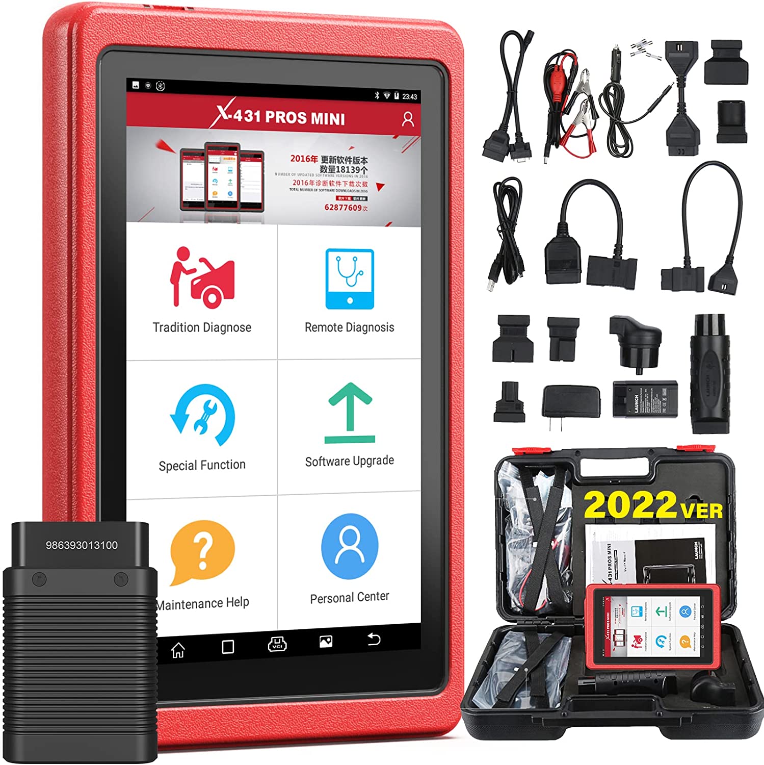 [Ship From US] LAUNCH X431 Pros mini 3.0 OBD2 Diagnostic Tool with ECU ...