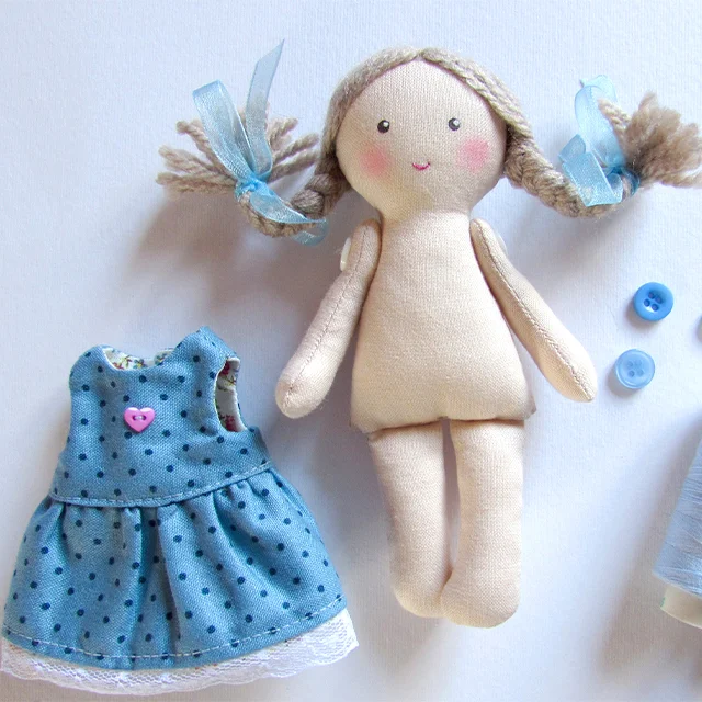 Sewing Doll & House Template Set - With Instructions