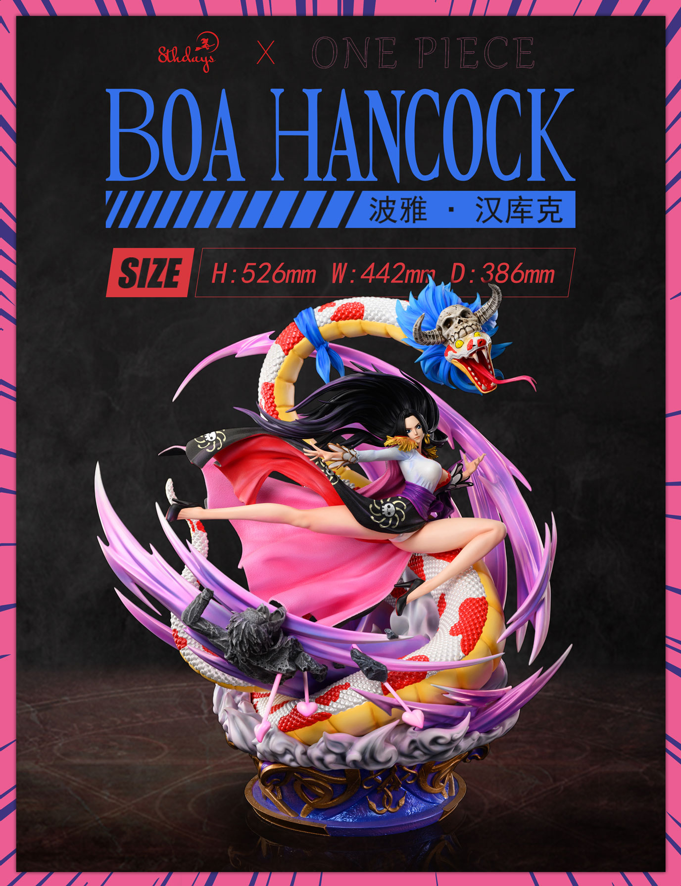 Perfume Femur Boa Hancock - ONE PIECE Resin Statue - 8thdays Studios