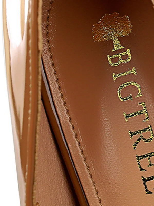 Elegant Split-Joint High Heels in Solid Colors