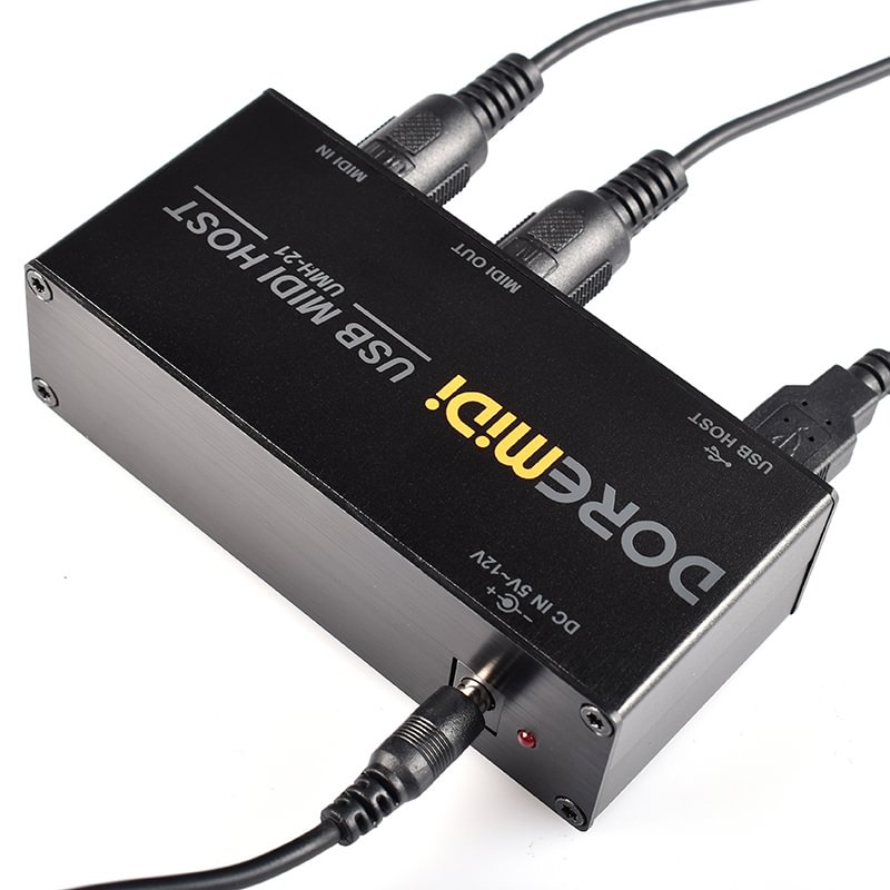 DOREMiDi High-Speed USB MIDI Host Box MIDI Host USB to MIDI Converter