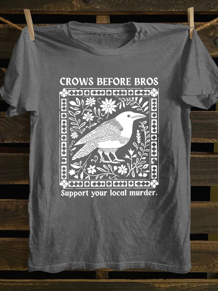Crows Before Bros T-shirt