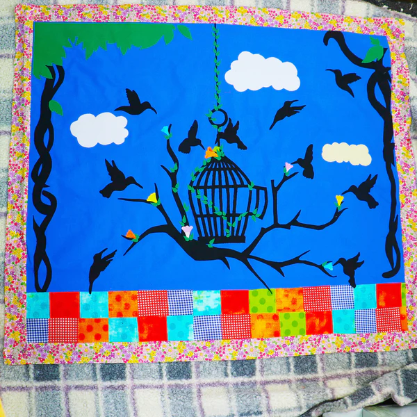 Hummingbird Pattern Quilting & Patchwork Template