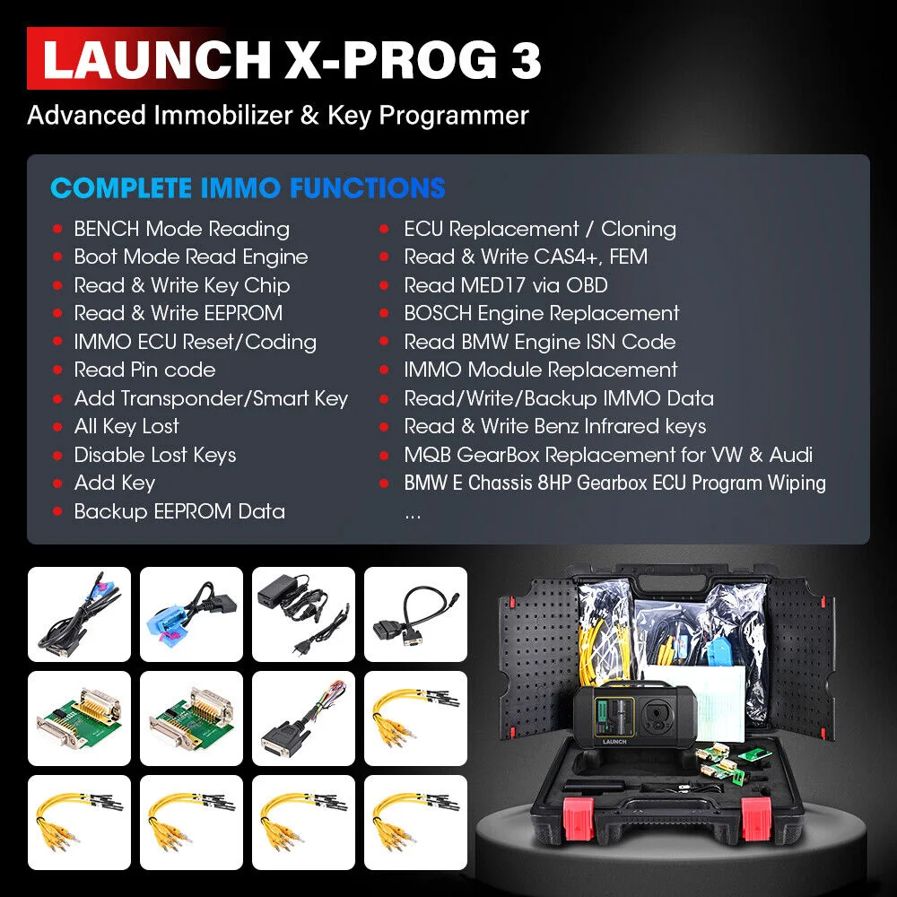 Launch X431 IMMO PLUS Key Programming Car Scanner Bidirectional ...