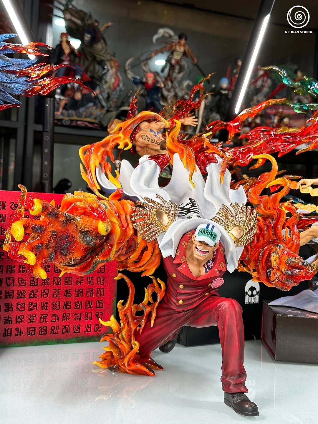 Squatting Sakazuki/ Akainu - ONE PIECE Resin Statue - NEIJUAN Studio ...