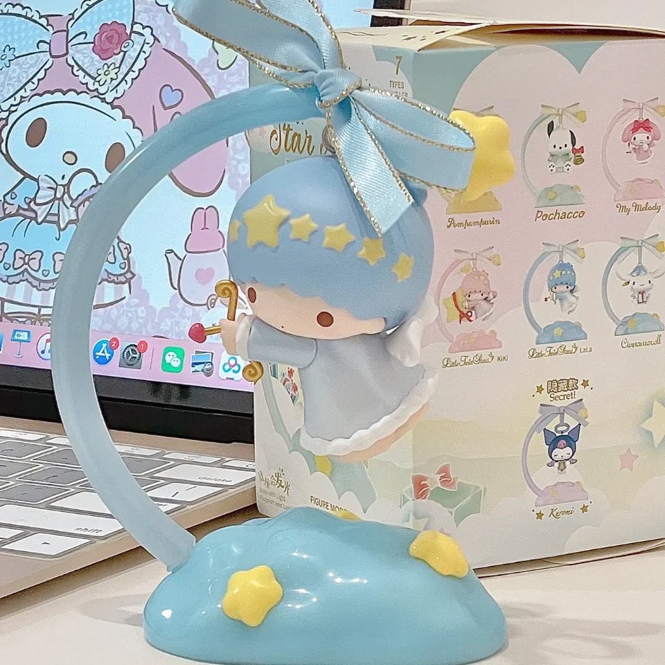 MINISO Sanrio blind box wish Angel small night lamp hand-made cute girl ...