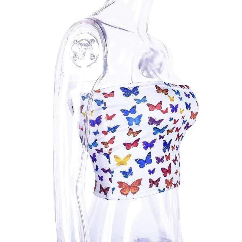 BUTTERFLY TUBE TOP