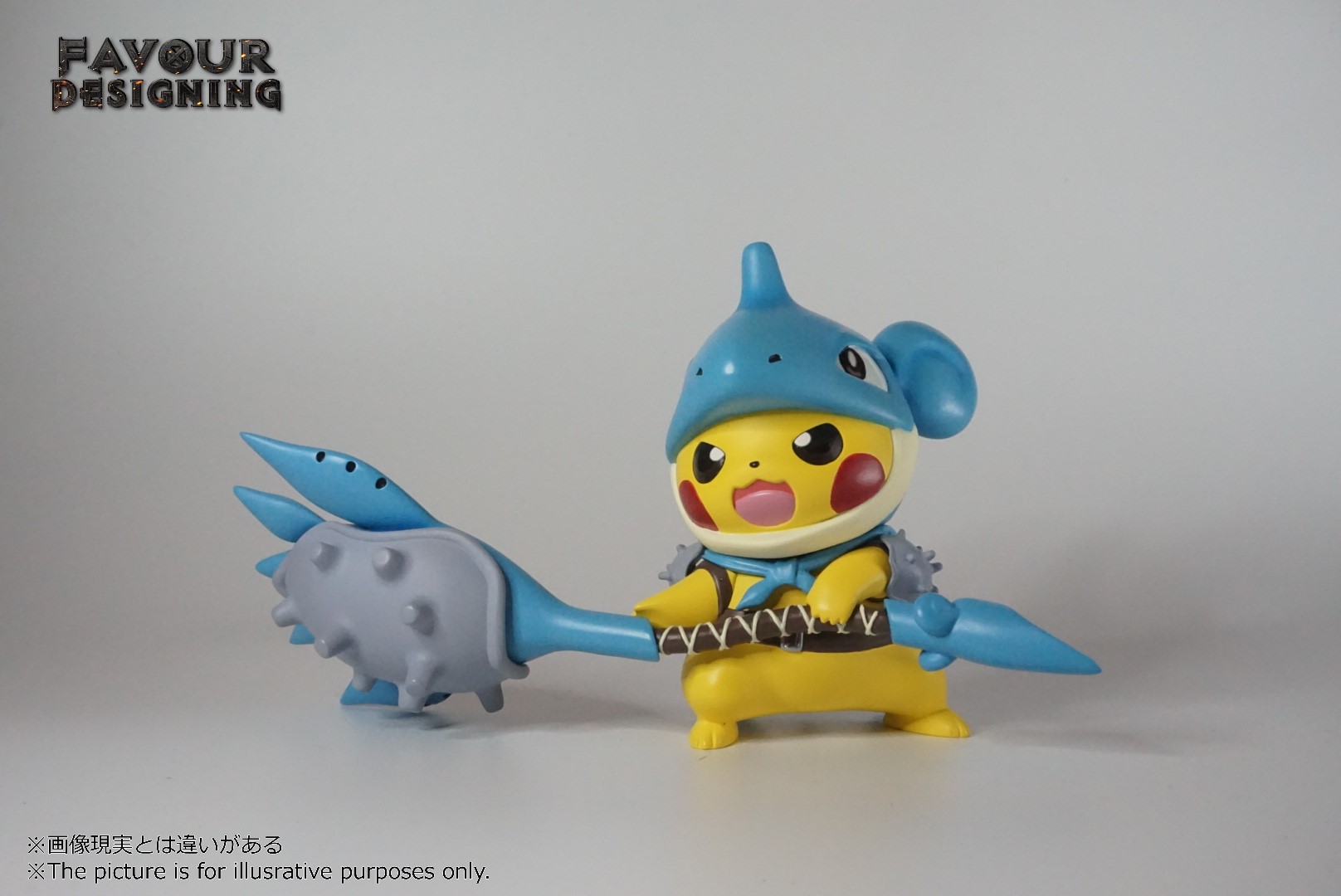 Hunting Horn Lapras Cosplay Pikachu - Pokemon Resin Statue - FD Studios