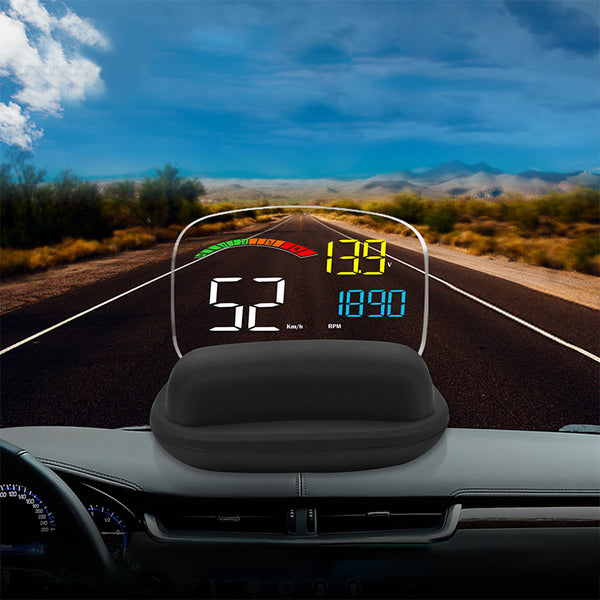 Car Heads Up Display-Fully compatible with OBD+GPS dual system ...