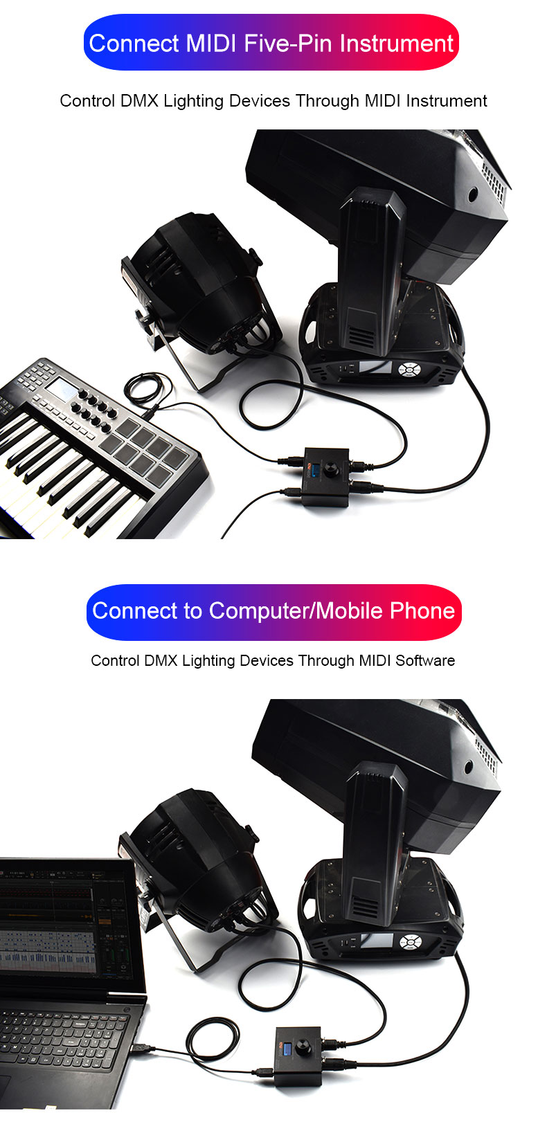 DOREMiDi MIDI To DMX Box(MTD-1024)