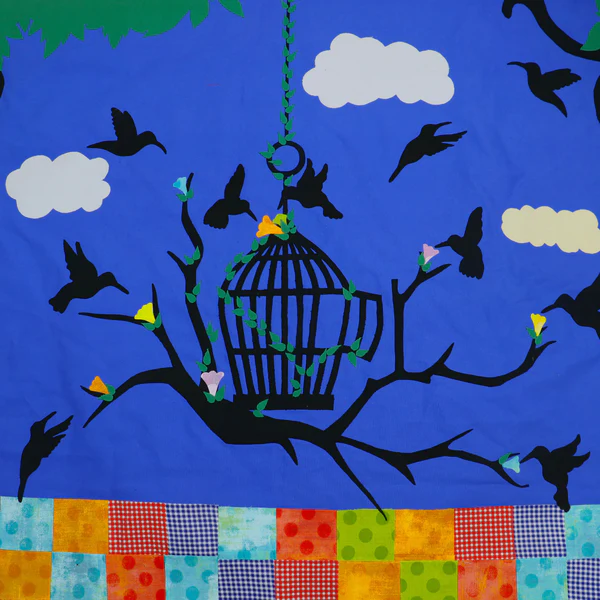 Hummingbird Pattern Quilting & Patchwork Template