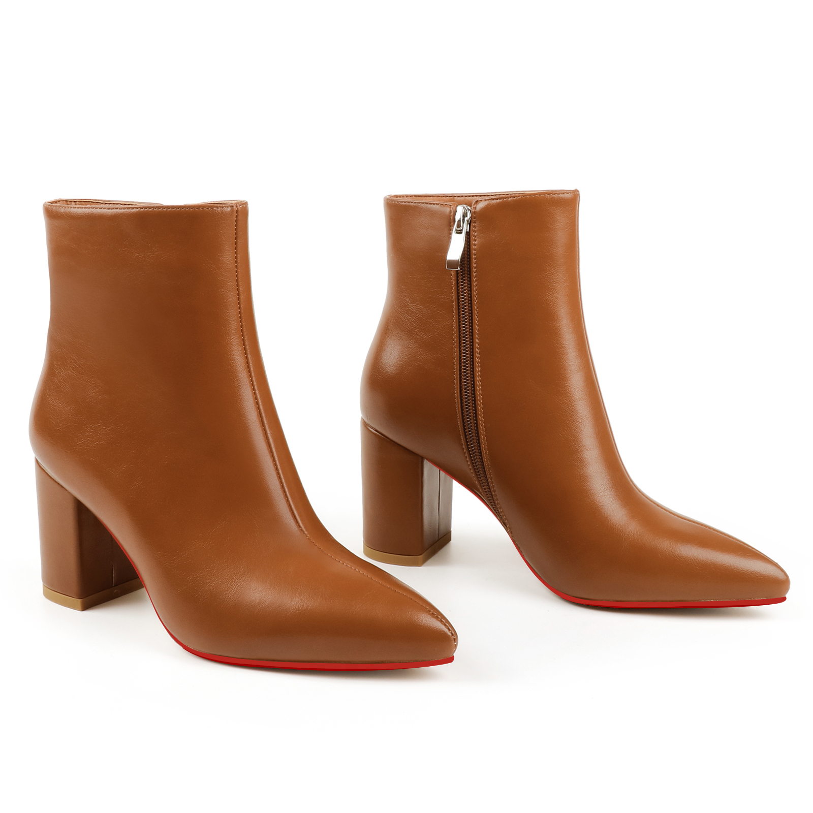 Red Bottom Ankle Boots