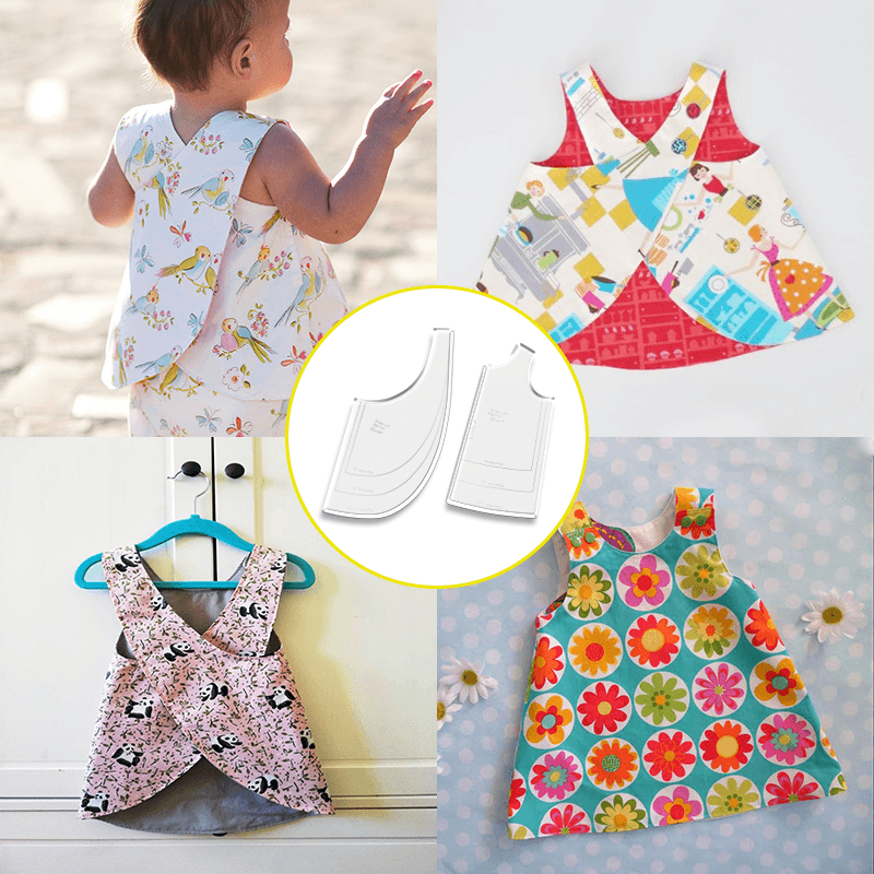 Reversible Mobius Baby Vest Template - With Instructions