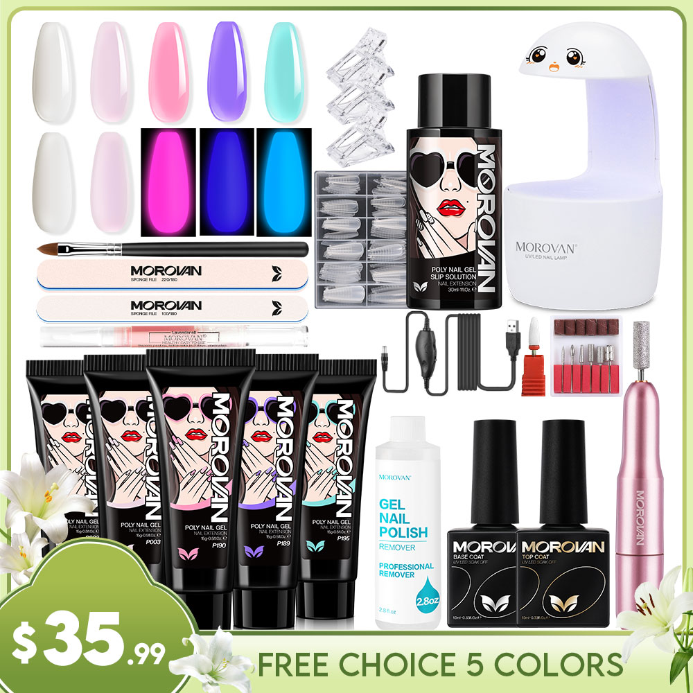 Professional Nail kit Best Gel Nails Kit Set Professional | MOROVAN
