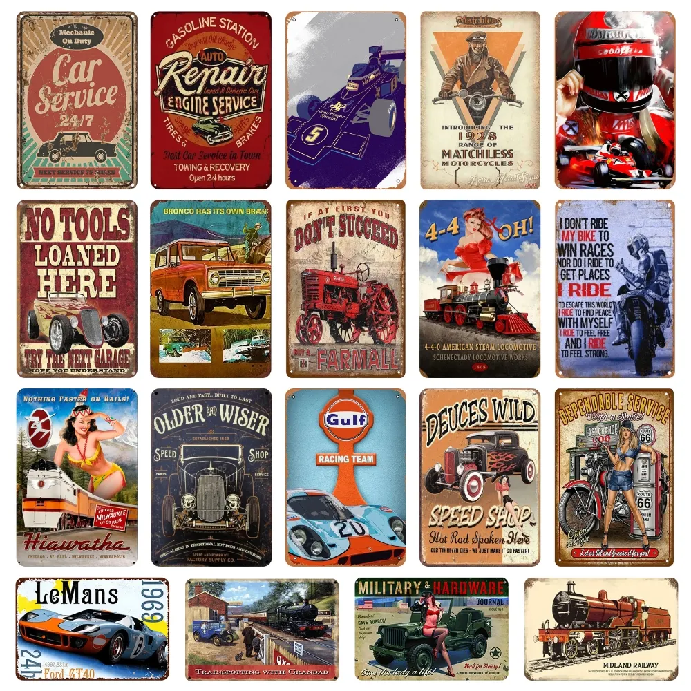 Vintage Tin Signs【Clearance Special Blind Box】