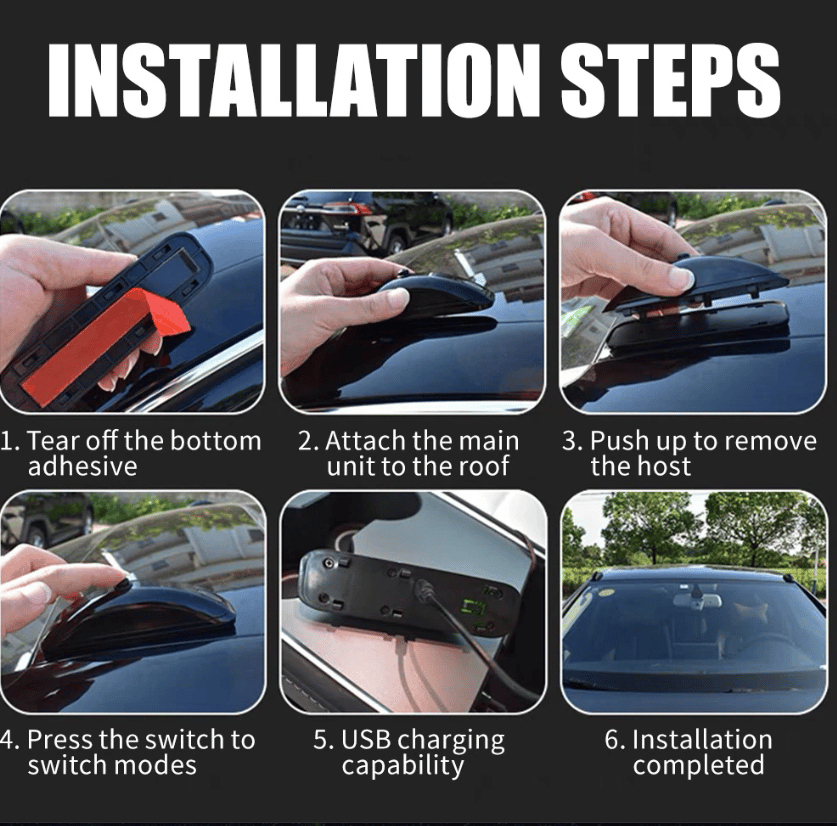 Vehicle remote pilot light laser