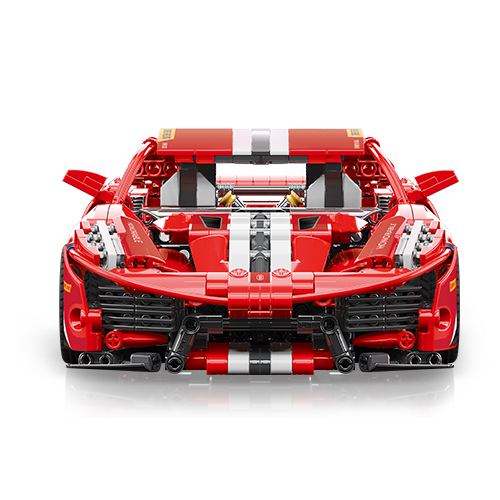 MOYU Sports Car Building Blocks Set, Ferrari 1:14 Streamlined Super ...