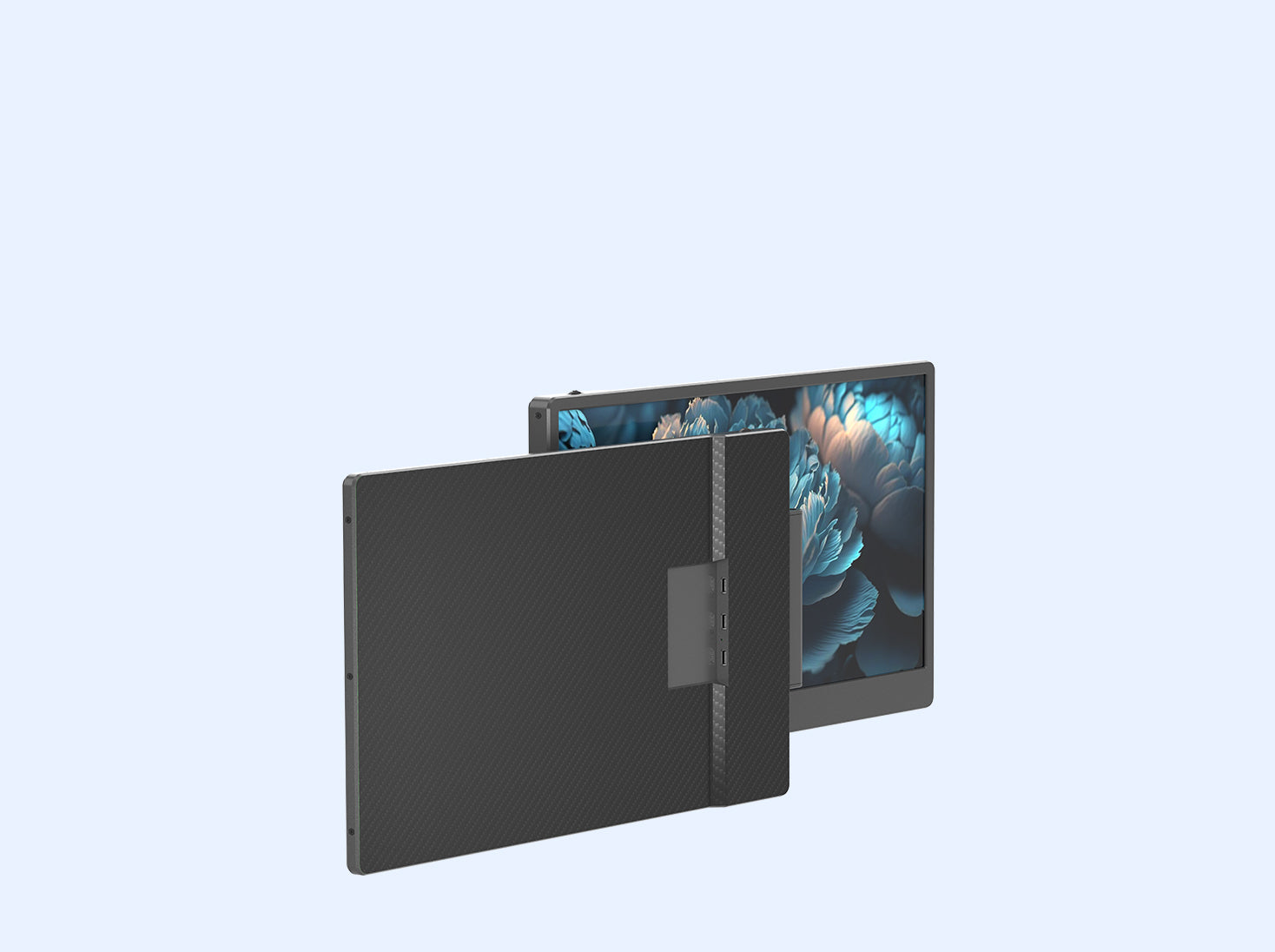 KEFEYA S2 Triple Laptop Screen Extender,14” Triple Screen Laptop ...