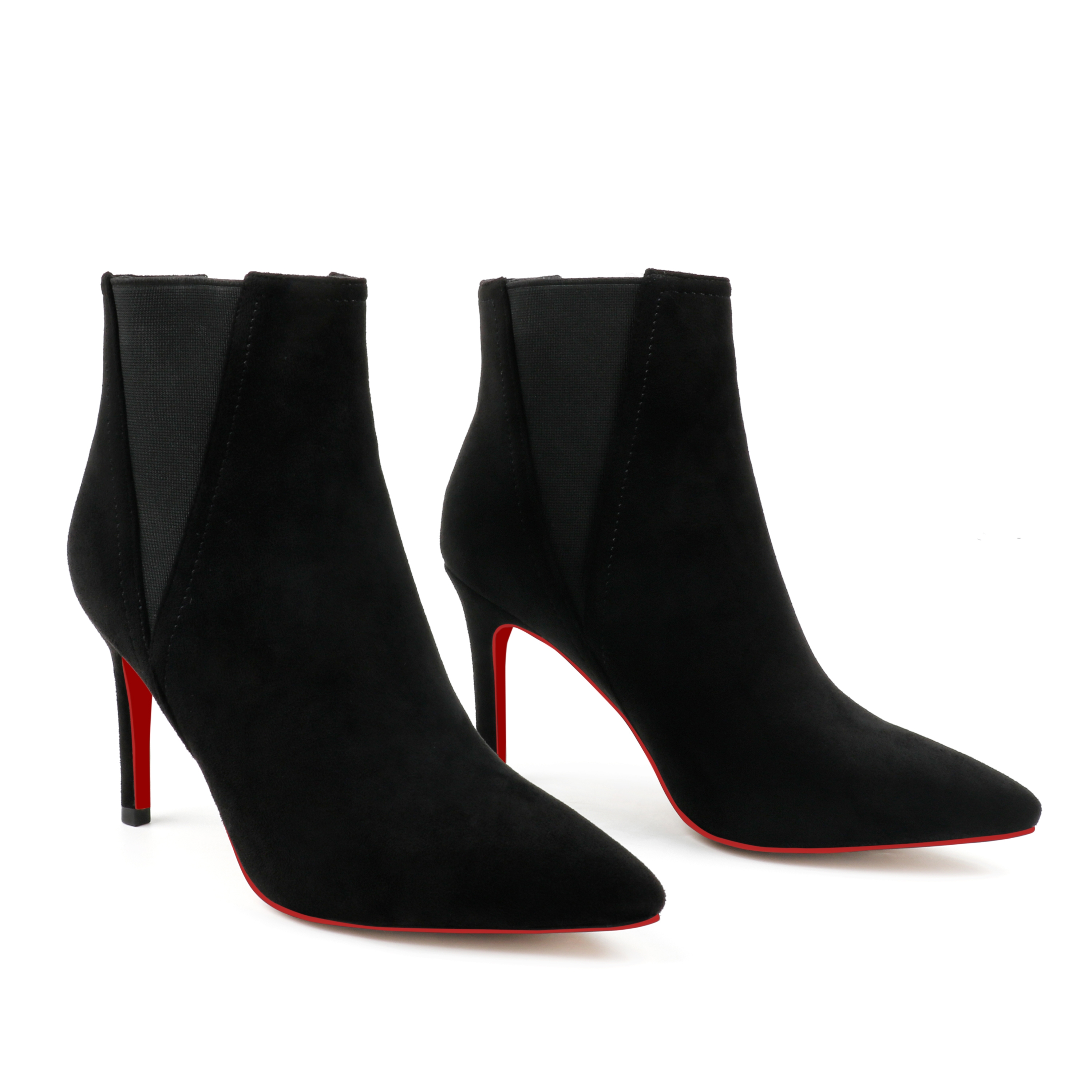 Red Bottom Ankle Boots