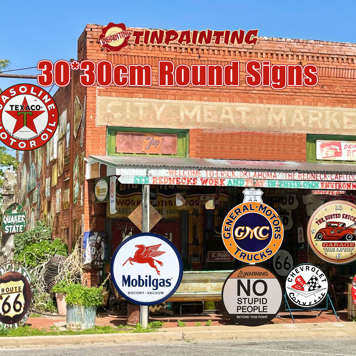 Tinpainting丨10,000+ products Vintage Metal Tin Sign Vintage Sheet Strip ...