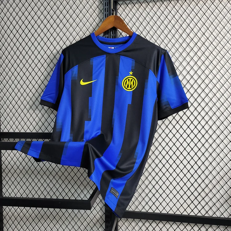 Inter Milan Marcus Thuram 9 Home Shirt Kit 2023-2024 ( With Sponsor )