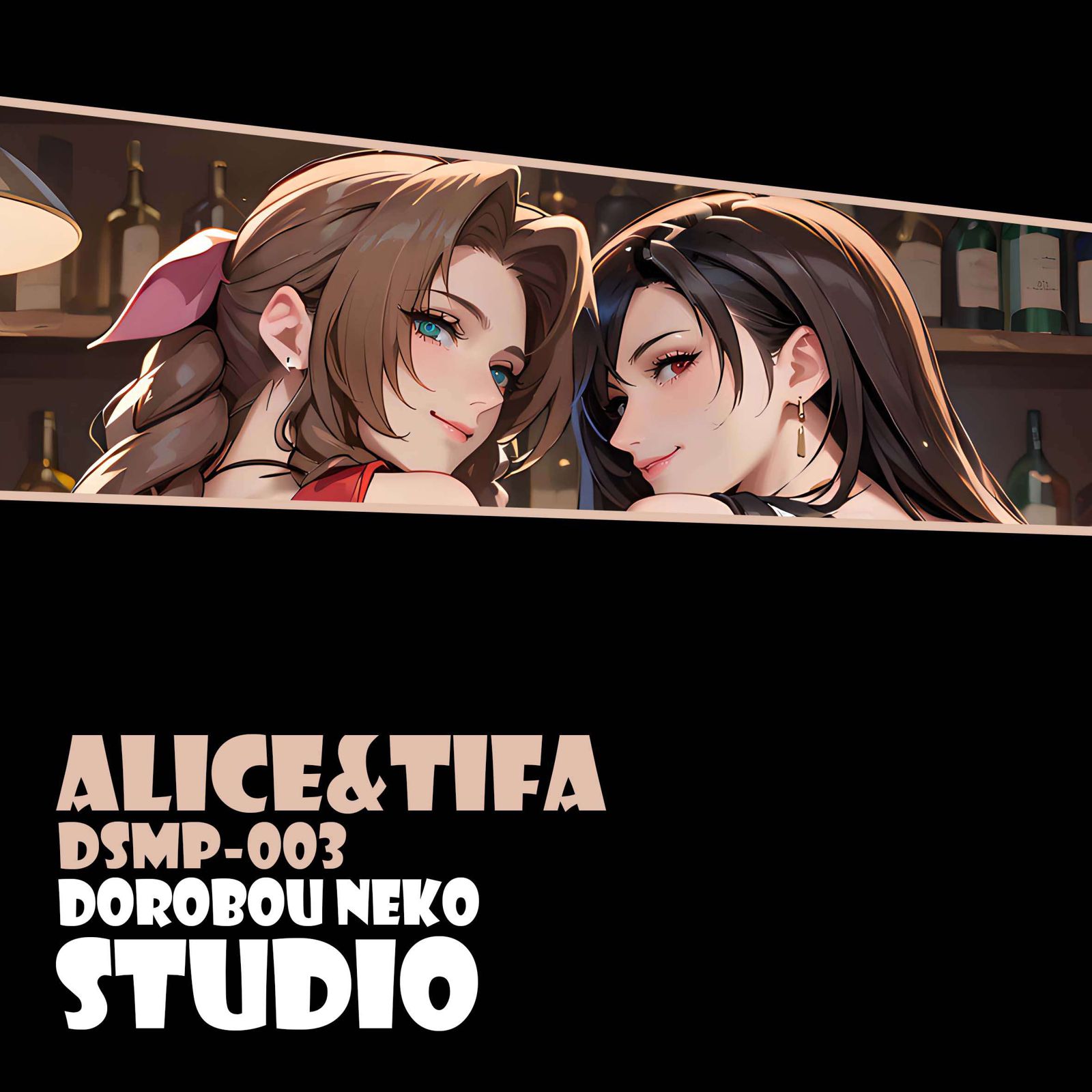 DSMP-003 Alice & Tifa Lockhart 3D Decorative Painting - (FF7) Final Fantasy VII - Dorobou Neko ...