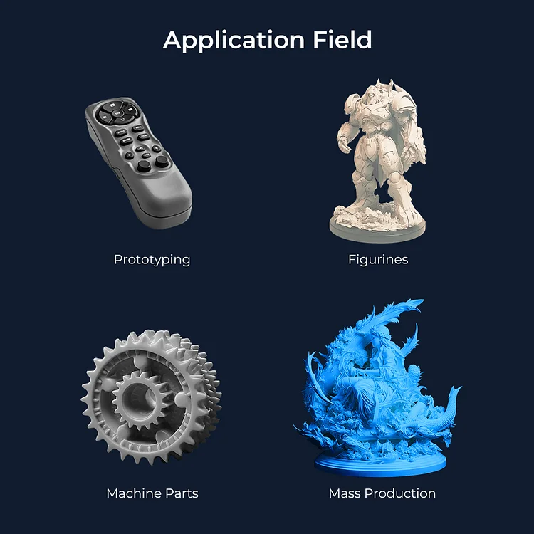 LCD 8K High Precision UV Resin - Fine Details, Sturdy Models