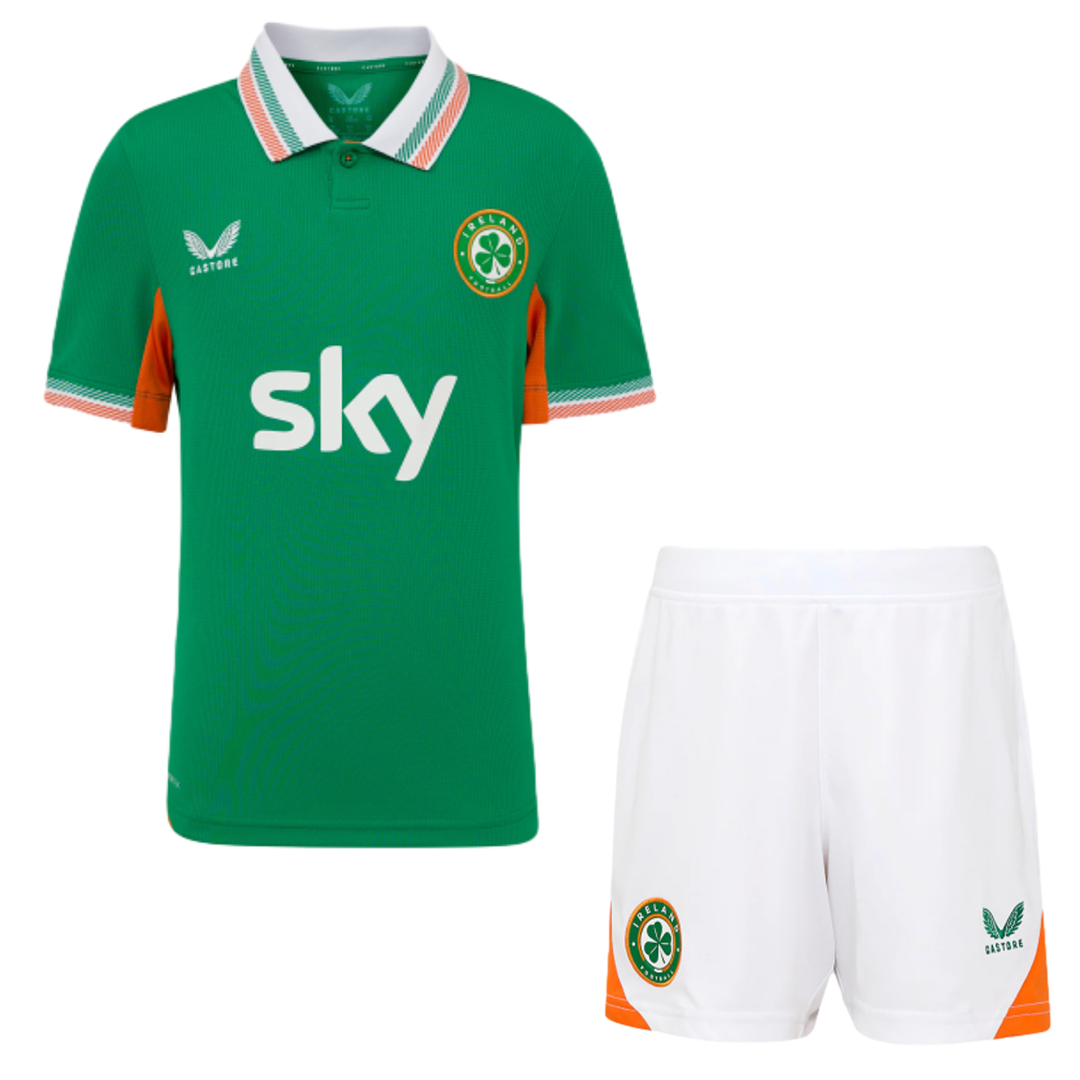 Kids 25/26 Men's Ireland Home Kit 1:1 Thai quality