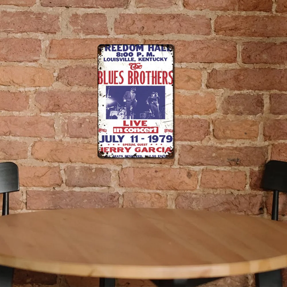 20*30cm/30*40cm - Blues Brothers - Vintage Tin Signs