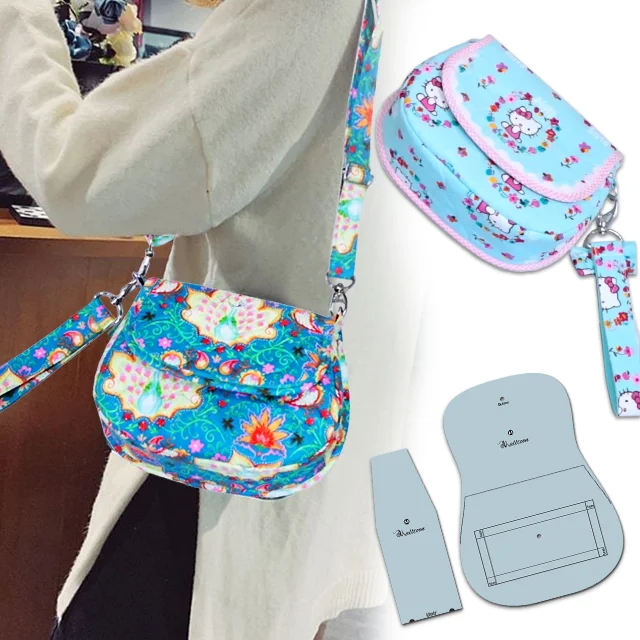 DIY Shoulder Bag/Hand bag Sewing template – With Tutorial