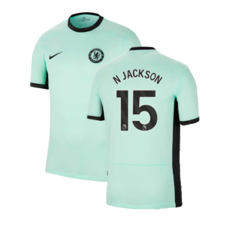 Chelsea Nicolas Jackson 15 Third Shirt Top Kit 2023-2024