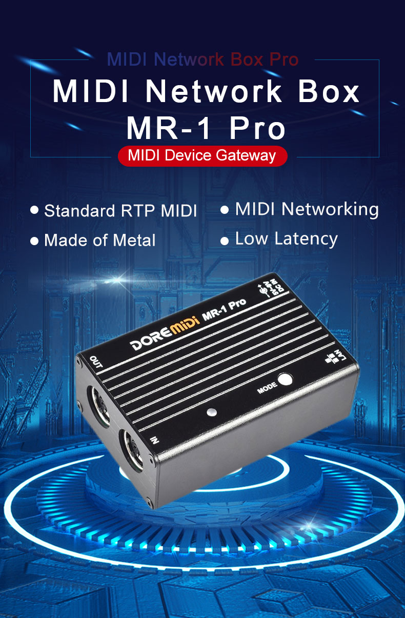 DOREMiDi MIDI To RTP MIDI Network MIDI Box MIDI Interface MIDI Network ...