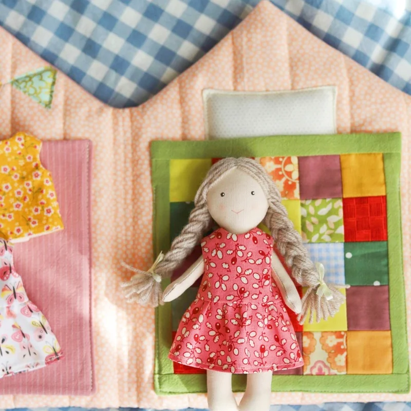 DIY Cute Doll & House Template Set - With Instructions