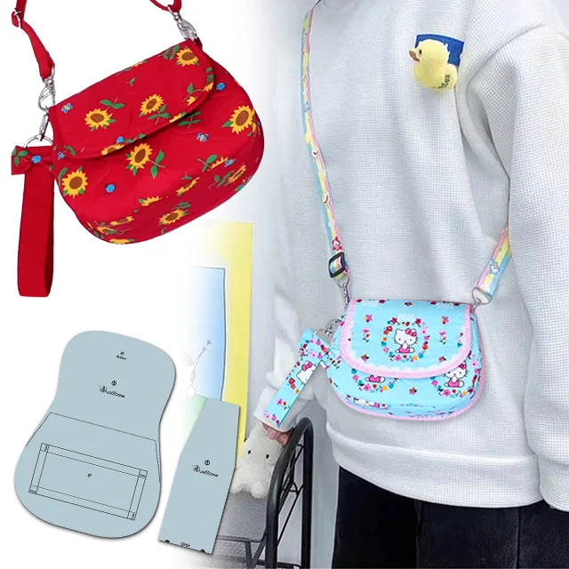 DIY Shoulder Bag/Hand bag Sewing template – With Tutorial