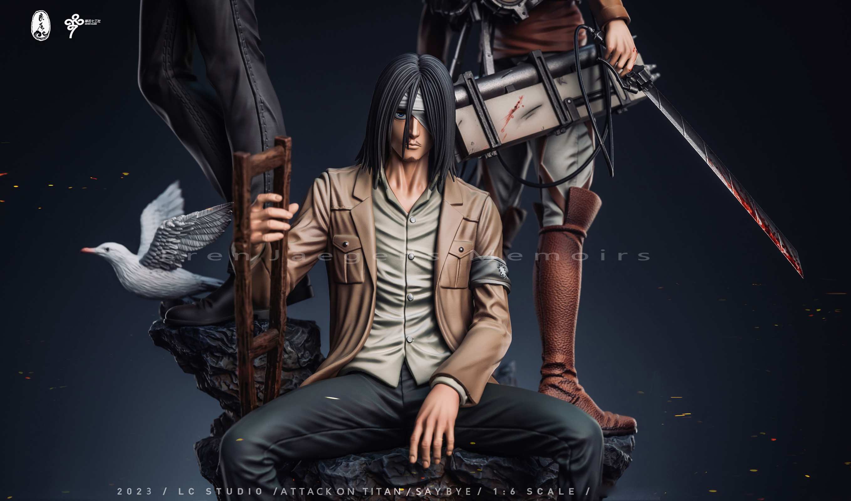 1/6 Scale Eren Yeager's Memoirs - Attack On Titan Resin Statue - LC-Studios