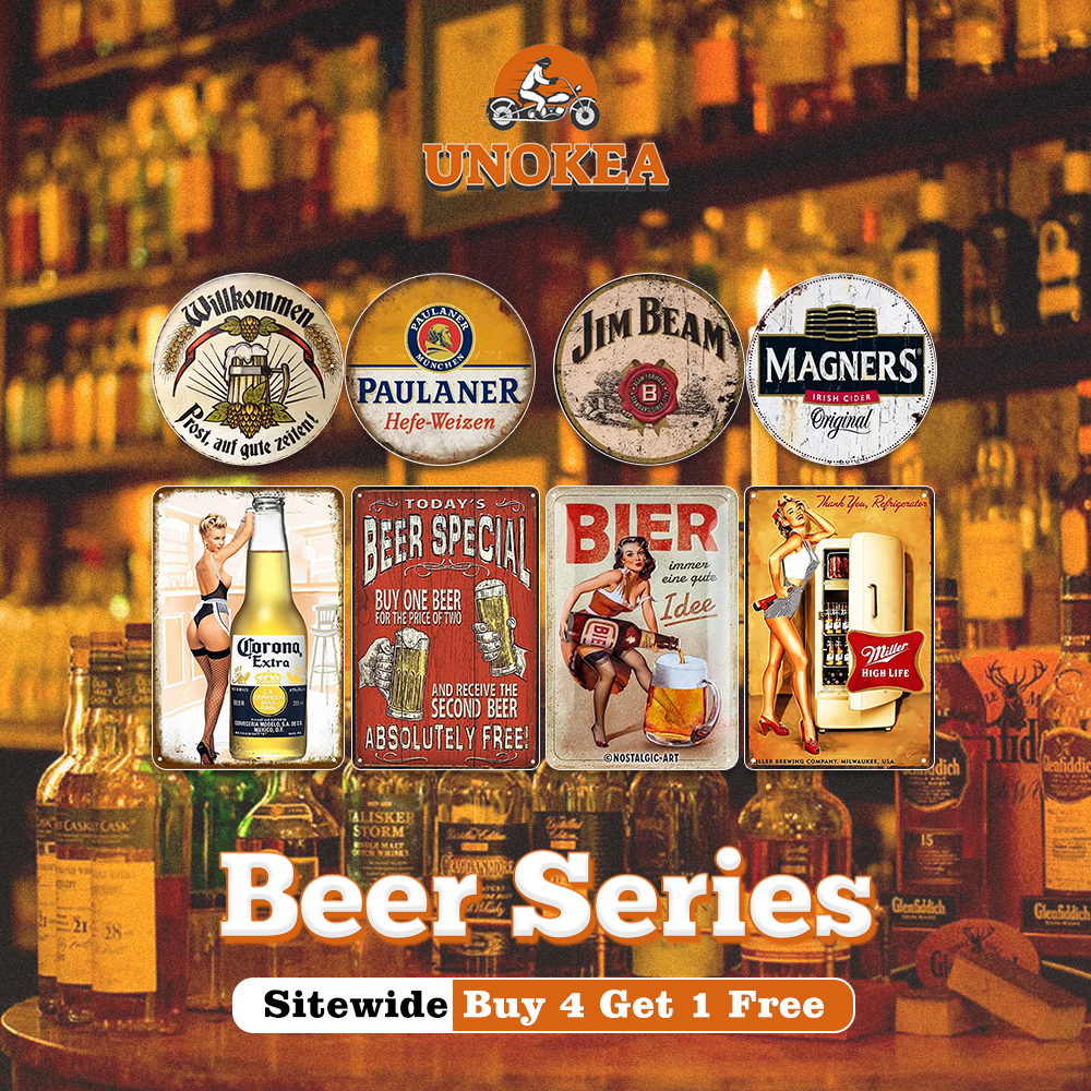 Alcohol & Drinks Metal Signs