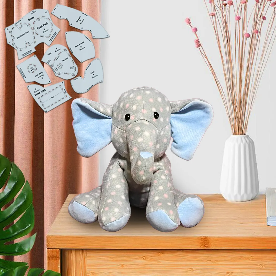 Huggable Elephant Pattern - PDF Instant Download