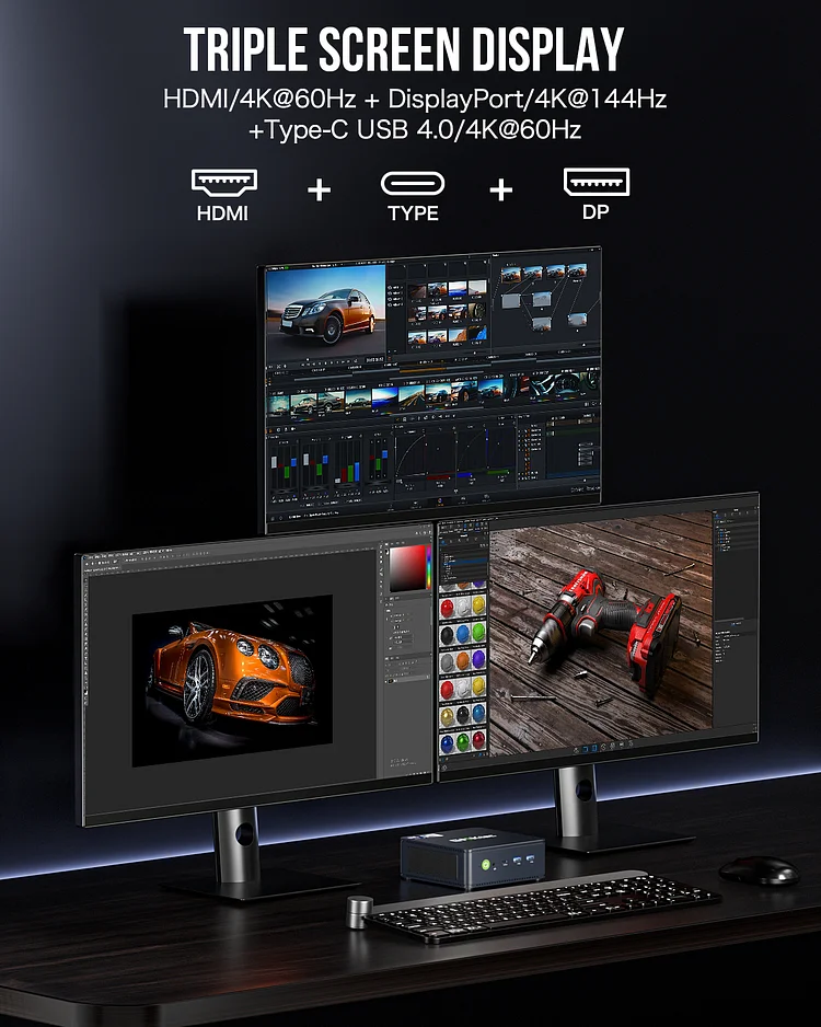 GMKtec 13th Gen Intel Core i7 13620H Mini PC--NucBox K7 PLUS 339.99