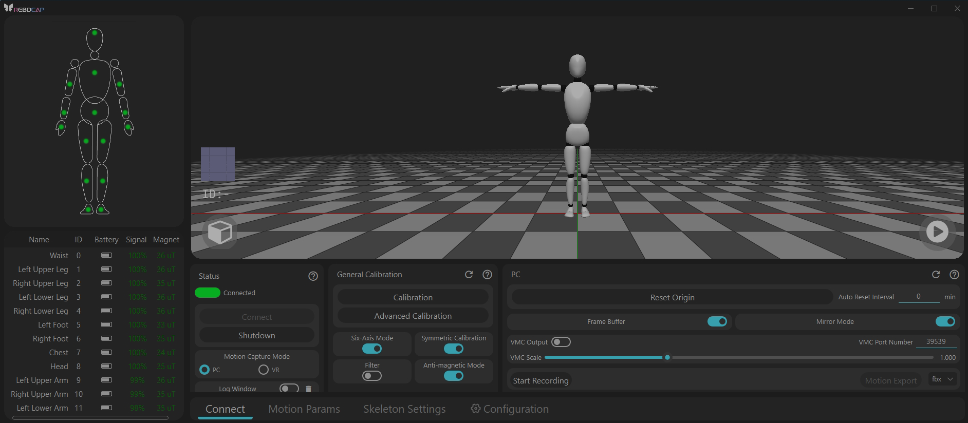Rebocap Motion Capture