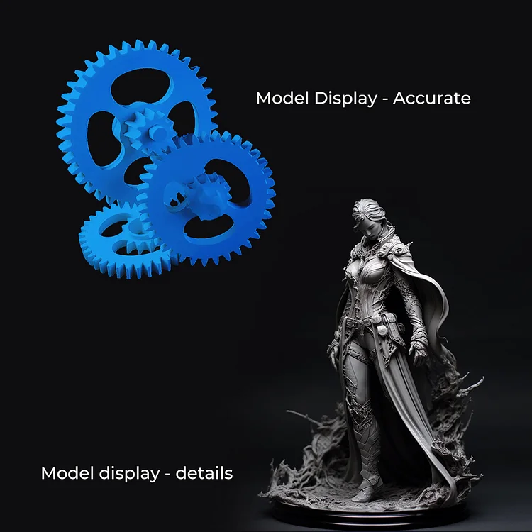 LCD 8K High Precision UV Resin - Fine Details, Sturdy Models