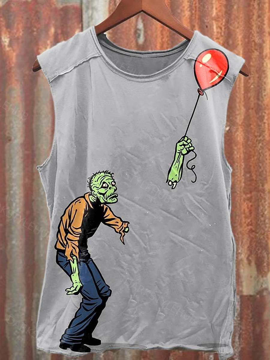 Men's Casual Funny Printed Tank Top